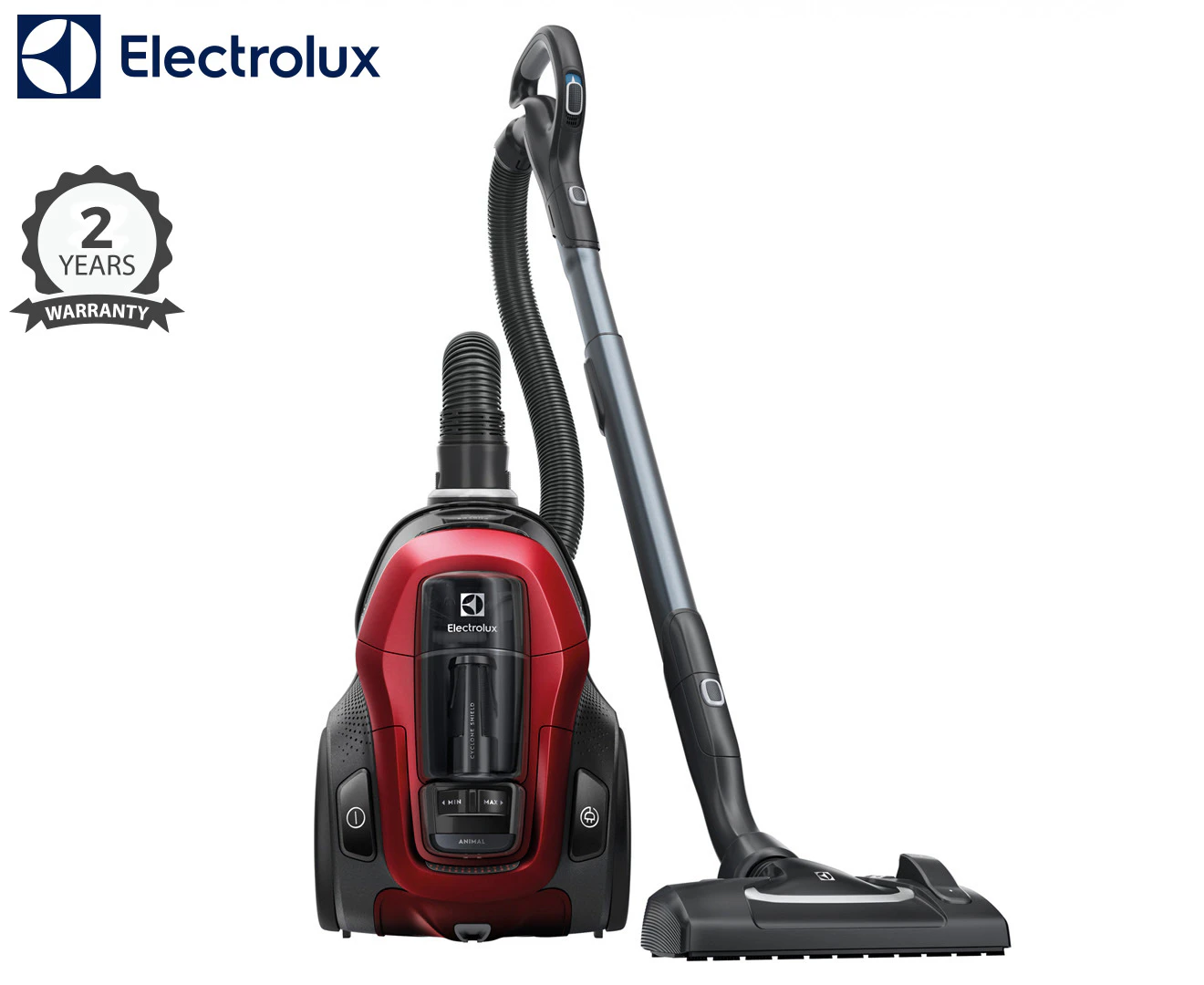 Electrolux Pure C9 Animal Bagless Vacuum - Chilli Red - The Vacuum Hub